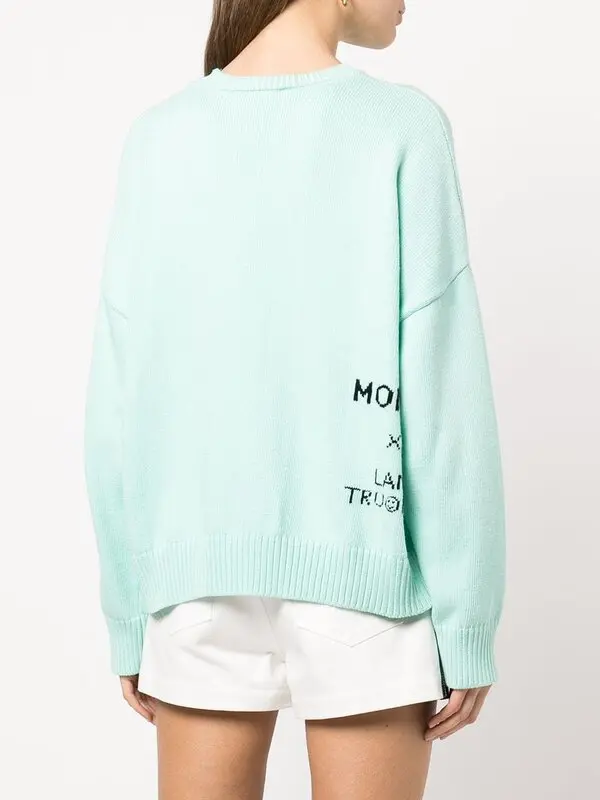 Monse Avocado Toast Merino-knit Jumper - Blue