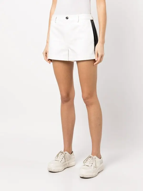 Monse Side-zipper Denim Shorts