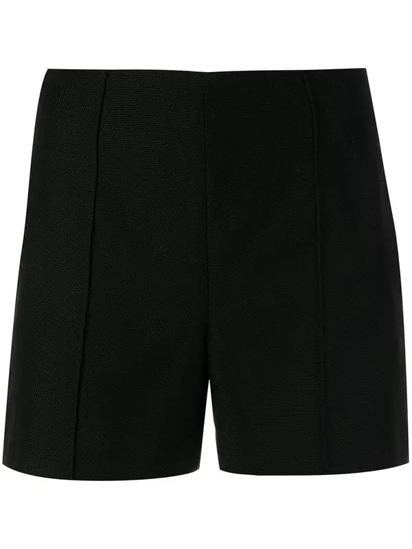 Vince Sculptural Panama Shorts - Black