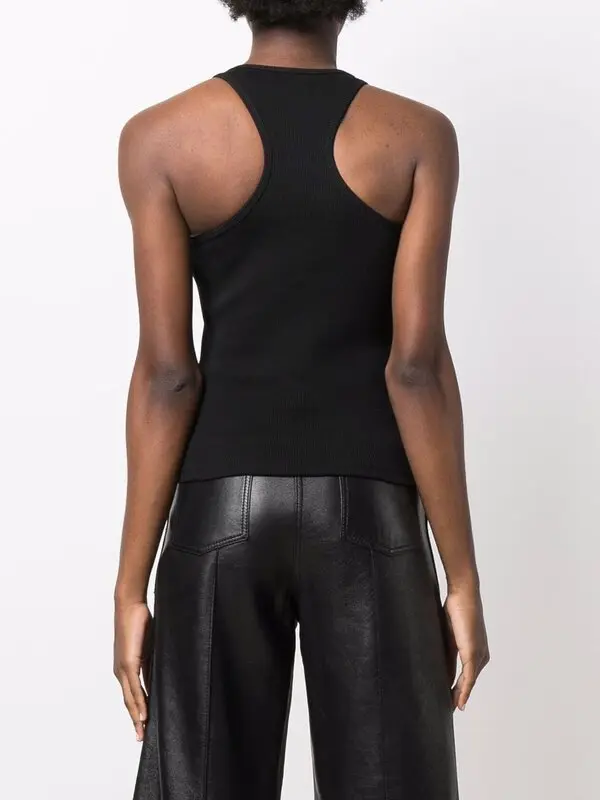 MISBHV Ribbed-knit Tank Top - Black