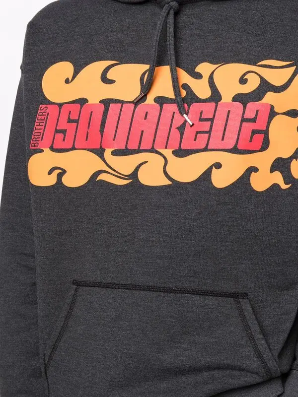 Dsquared2 Logo-print Relaxed Hoodie