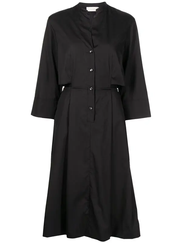 Agnona Three-quarter Midi Shirt Dress