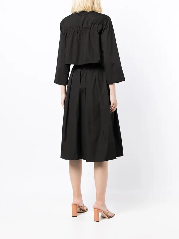 Agnona Three-quarter Midi Shirt Dress