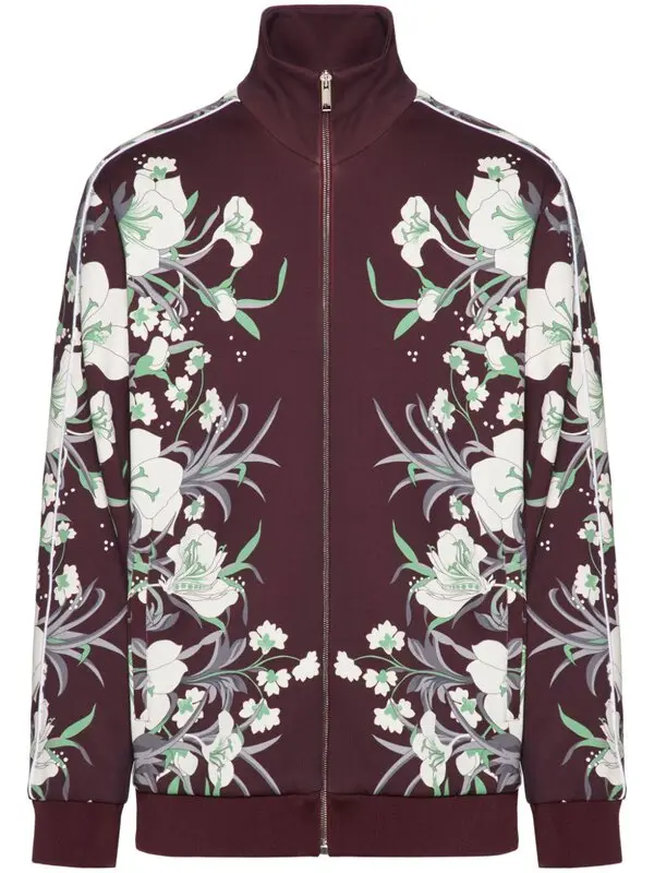 Valentino Garavani Graphic-print Zip-fastening Jacket