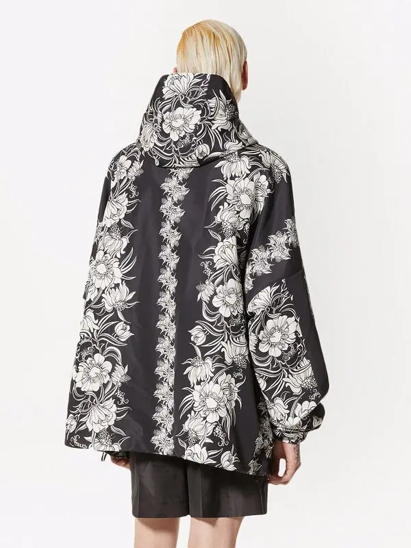 Valentino Garavani Graphic-print Hooded Jacket