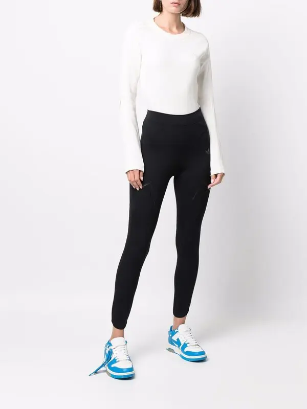 Adidas Logo-print Side-zip Leggings