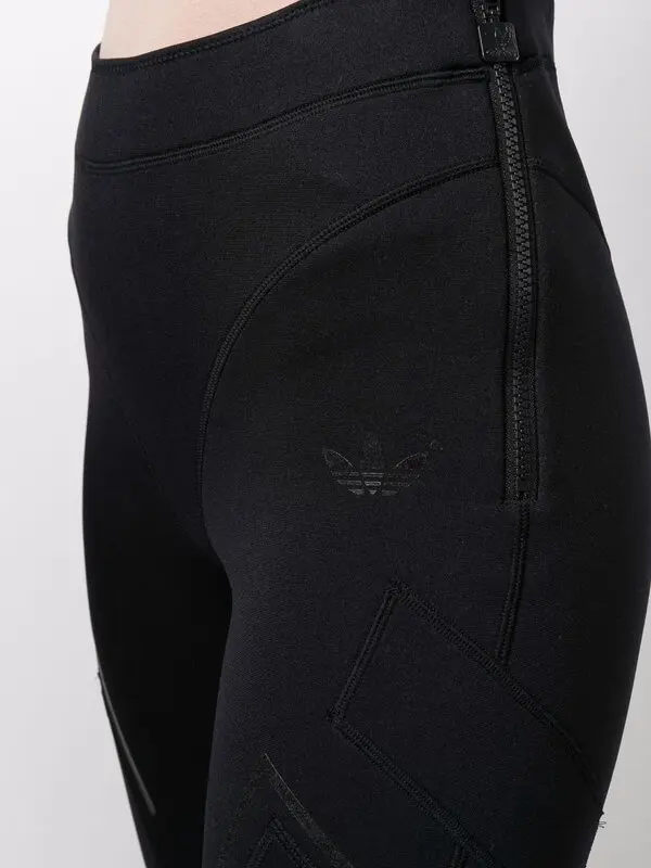 Adidas Logo-print Side-zip Leggings