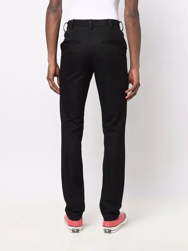 DOUBLET Label-print Straight-leg Trousers