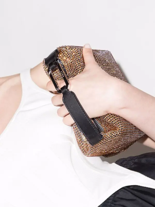 EERA Moon Crystal-embellished Mini Bag