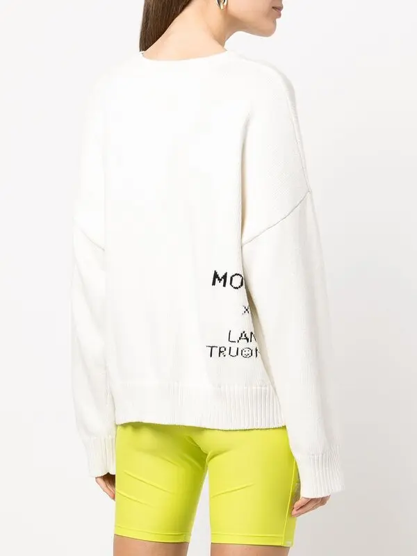 Monse Avocado Toast Merino-knit Jumper - White