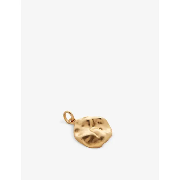 Monica Vinader 18ct Yellow -plated Sterling Silver Vermeil Pendant Charm - Gold