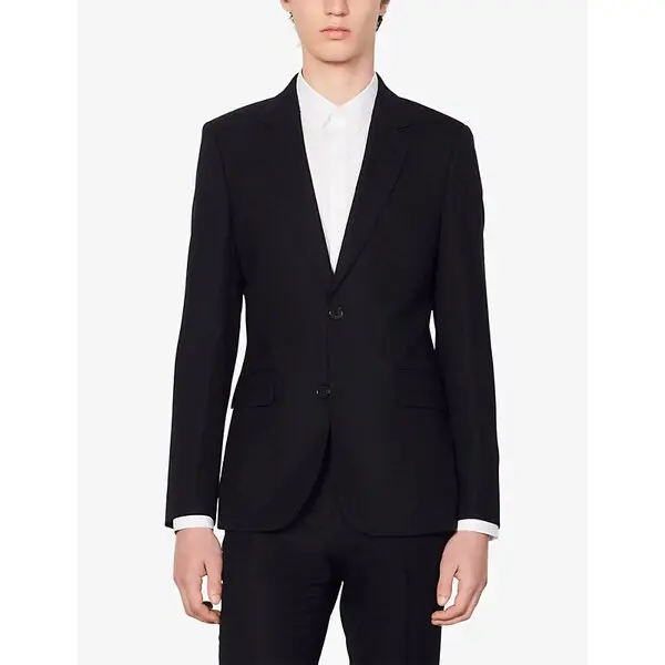 Sandro Single-breasted Wool Blazer