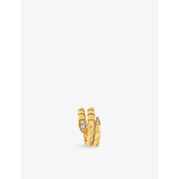 BVLGARI Serpenti Viper 18ct And Diamond Ring - Yellow Gold