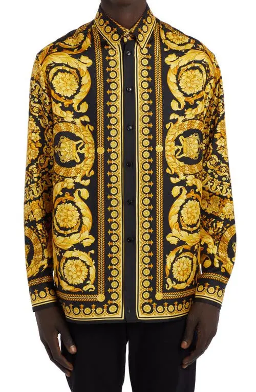 Versace Barocco Silk Shirt