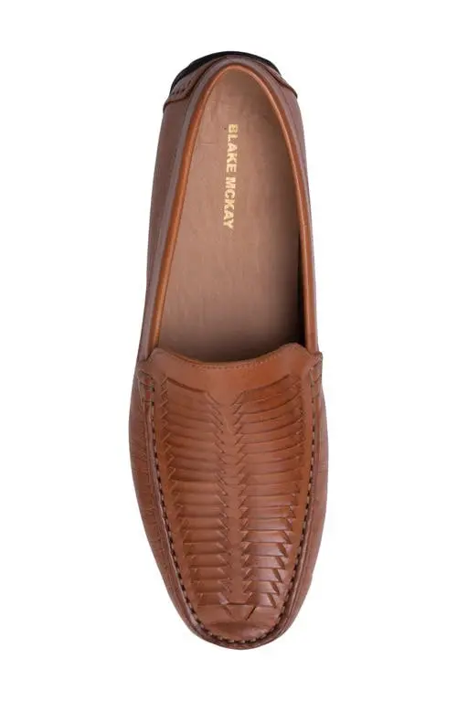 BLAKE MCKAY Tucson Woven Leather Loafer