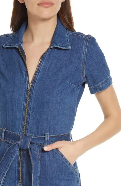 REFORMATION Cassidy Denim Jumpsuit