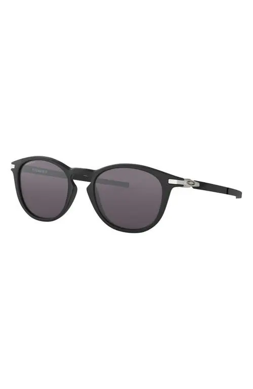 Oakley Prizm™ Pitchman™ Round Sunglasses - Black