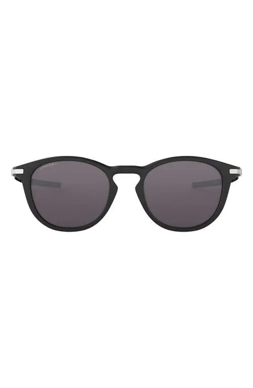 Oakley Prizm™ Pitchman™ Round Sunglasses - Black