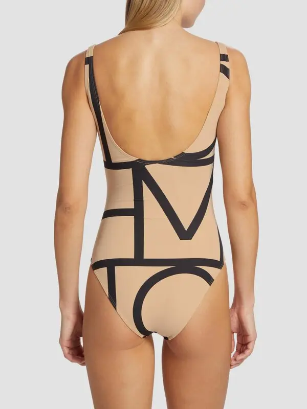 TOTEME Monogram One-piece Swimsuit