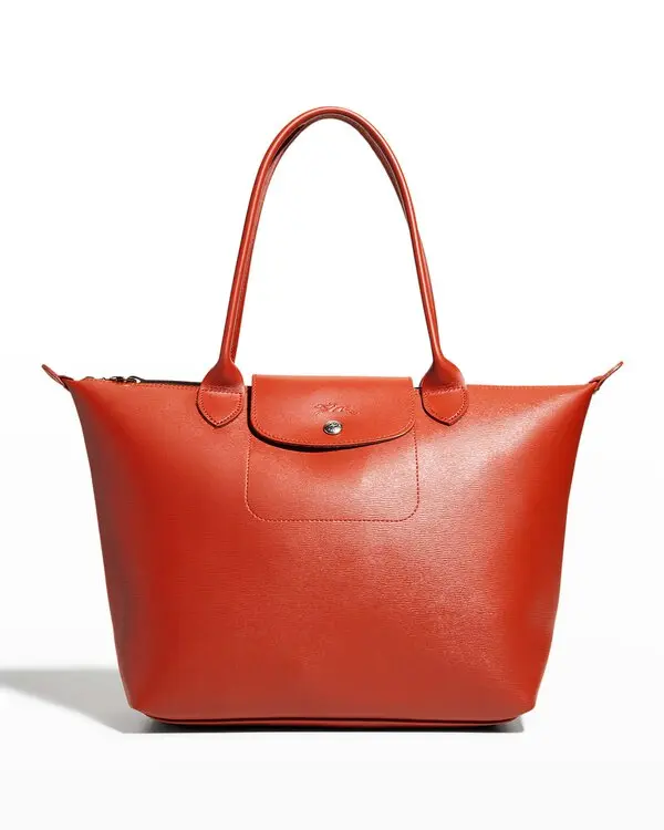 Longchamp Le Pliage City Shoulder Tote Bag - Terracotta | Editorialist