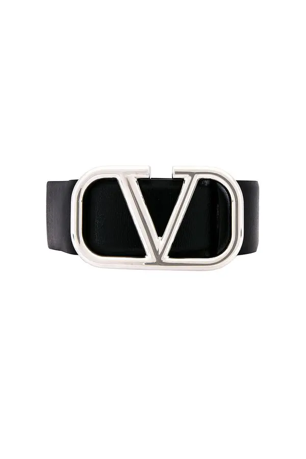 Valentino Garavani H.40 Buckle Belt - Nero