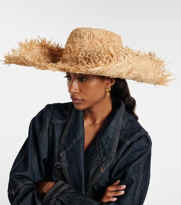 Ruslan Baginskiy Straw Hat - Beige