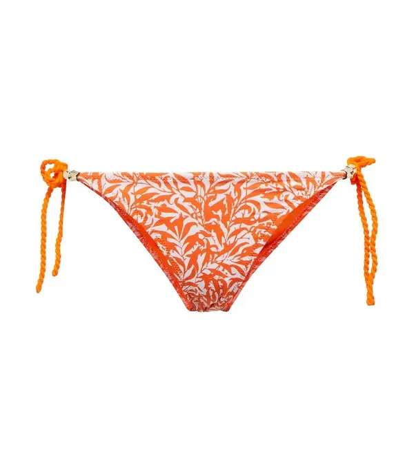 Heidi Klein St Tropez Reversible Bikini Bottom - Orange