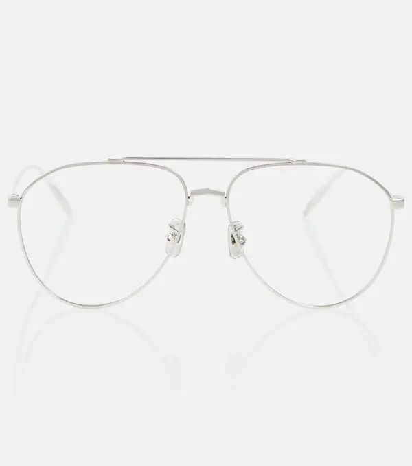 Givenchy Gv Speed Aviator Glasses - Silver | Editorialist display picture 2