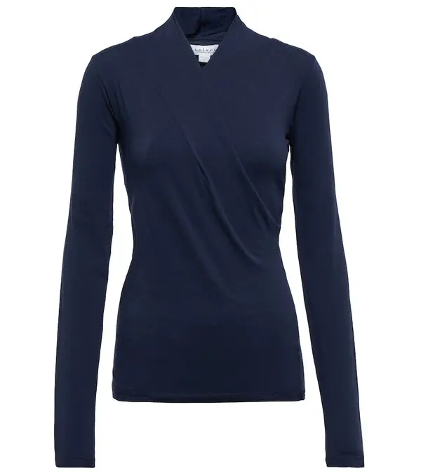 Velvet By Graham & Spencer Meri Cotton Wrap Top