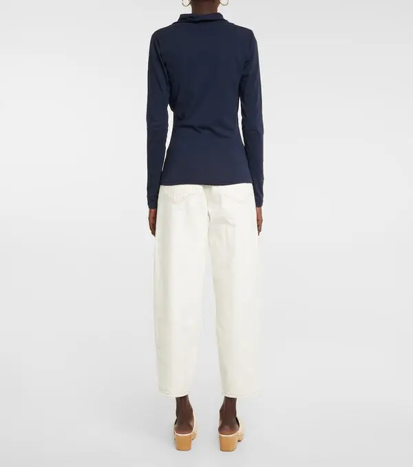 Velvet By Graham & Spencer Meri Cotton Wrap Top
