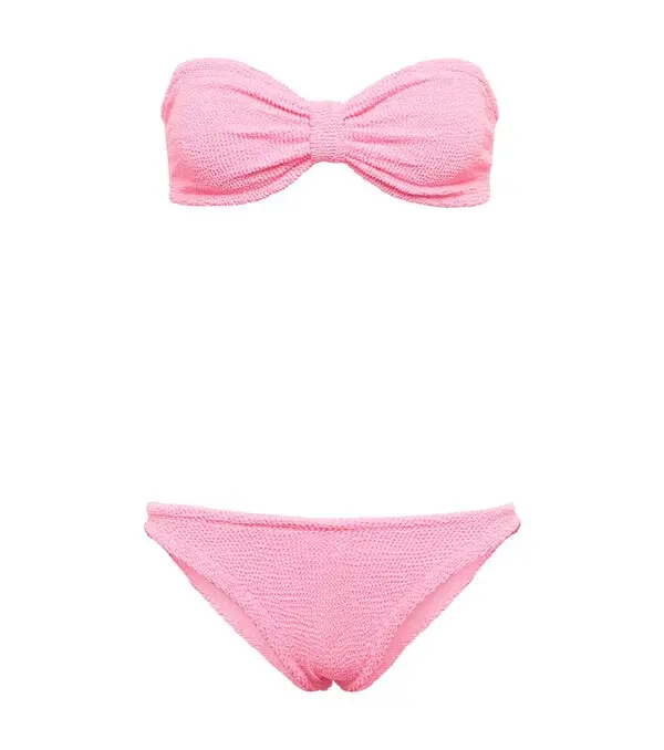 Hunza G Jean Bandeau Bikini - Pink