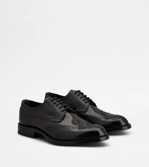 TOD'S Lace-up Leather Wingtip Shoes