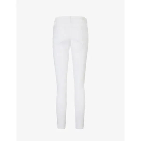Paige Hoxton Cropped Skinny Jeans - Crisp White