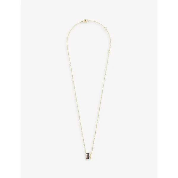 Boucheron Quatre Classique Pendant Necklace - Gold And Brown