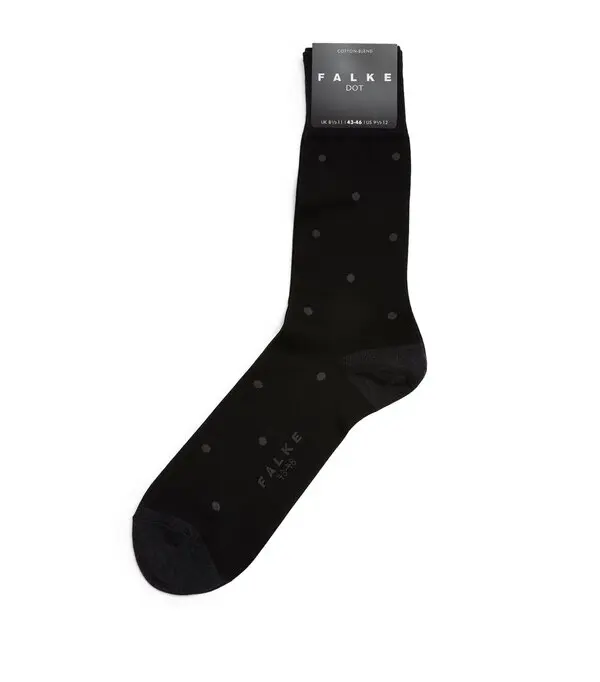 Falke Cotton-blend Dot Socks - Grey