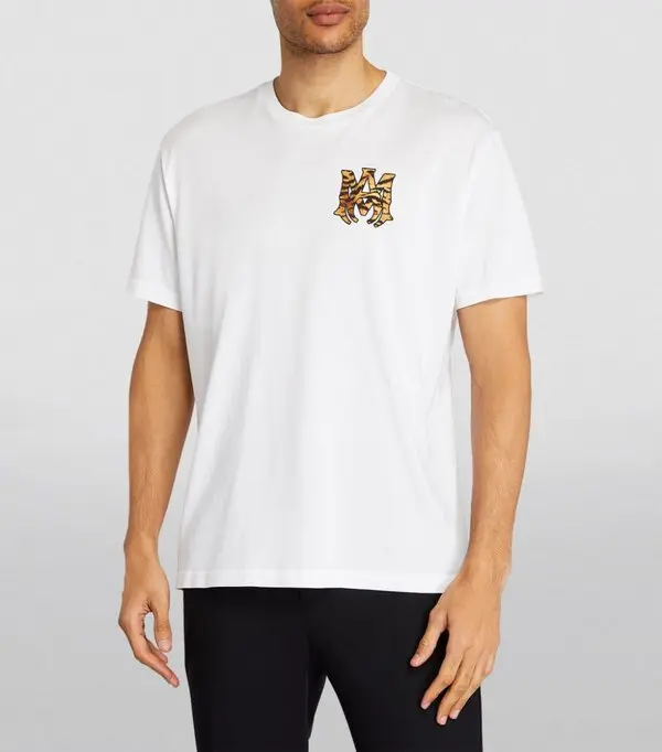 Amiri Year Of The Tiger Logo T-Shirt - White | Editorialist