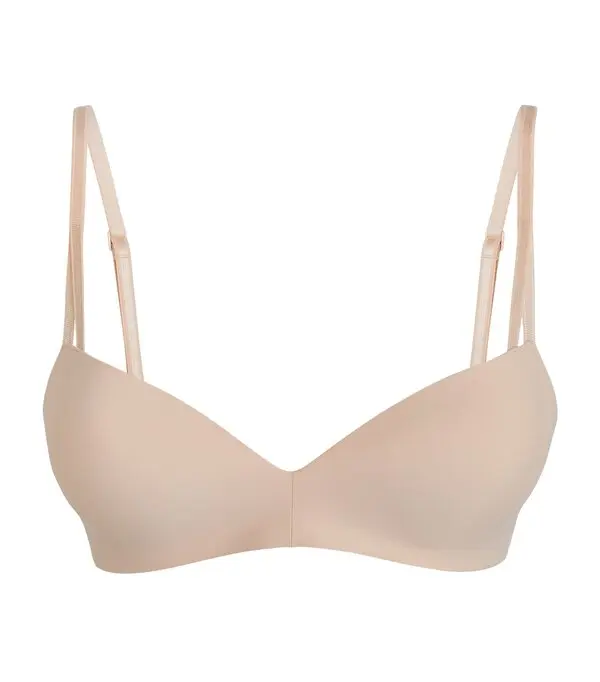 Calvin Klein Seductive Comfort Push-up Bra - Beige