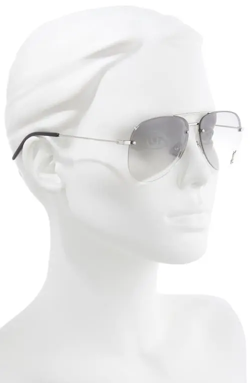Saint Laurent 59mm Aviator Sunglasses