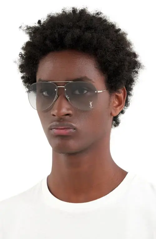Saint Laurent 59mm Aviator Sunglasses