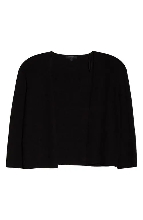 Lafayette 148 New York Open Front Cardigan - Black