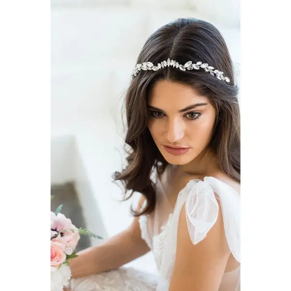 Brides & Hairpins Zila Crystal Crown Comb - Silver