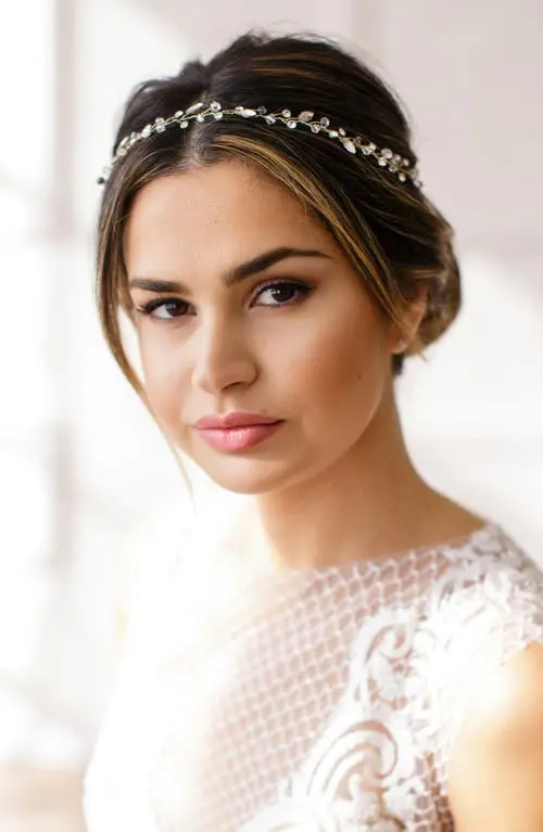 Brides & Hairpins Lucina Crystal Halo - Gold