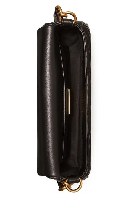 Tory Burch Kira Chevron Small Shoulder Bag - Black