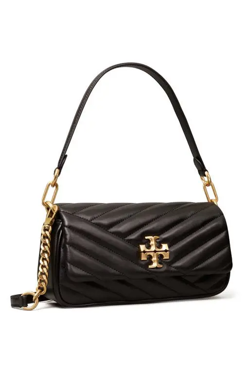 Tory Burch Kira Chevron Small Shoulder Bag - Black