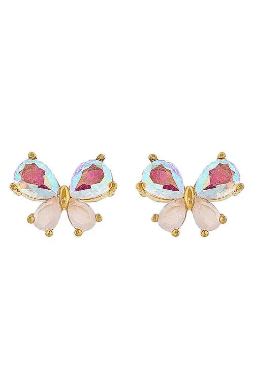 GIRLS CREW Butterfly Stud Earrings - Gold