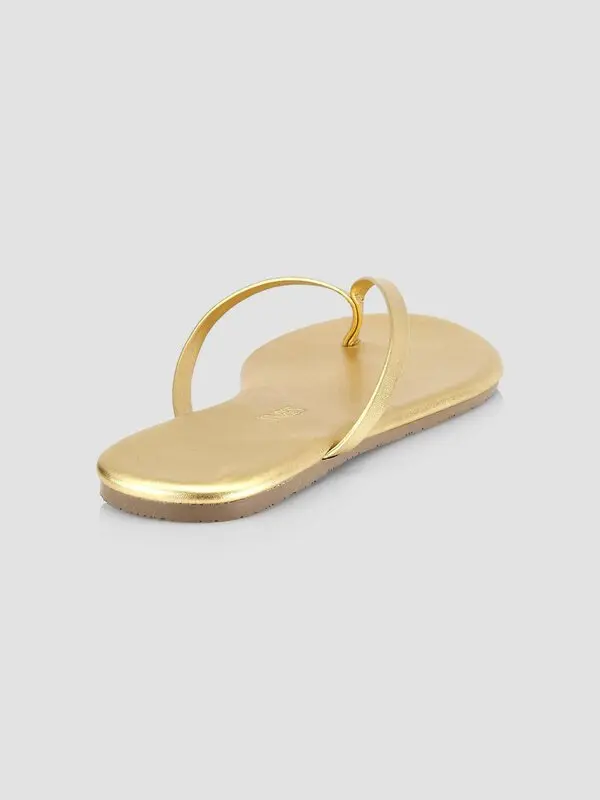 Tkees Metallics Leather Flip Flops - Blink