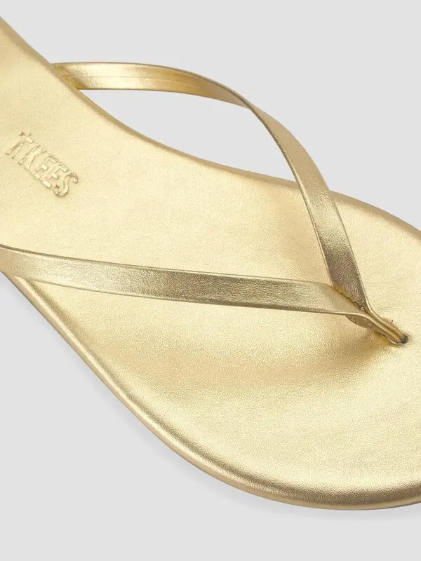 Tkees Metallics Leather Flip Flops - Blink
