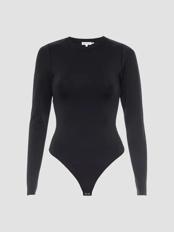 Good American Sculpting Crewneck Bodysuit - Black