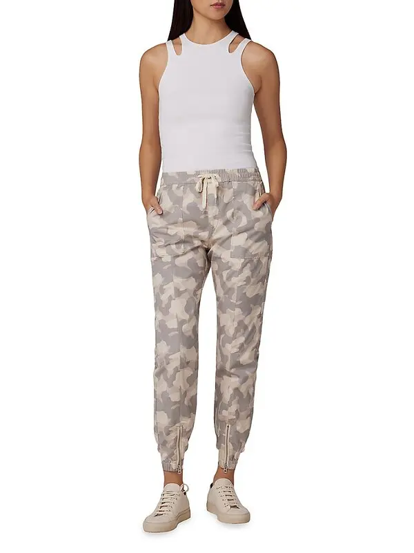 Hudson Jeans Zip-front Camo Cargo Joggers