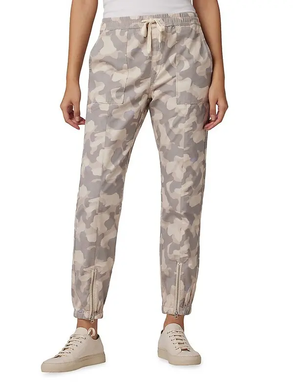 Hudson Jeans Zip-front Camo Cargo Joggers
